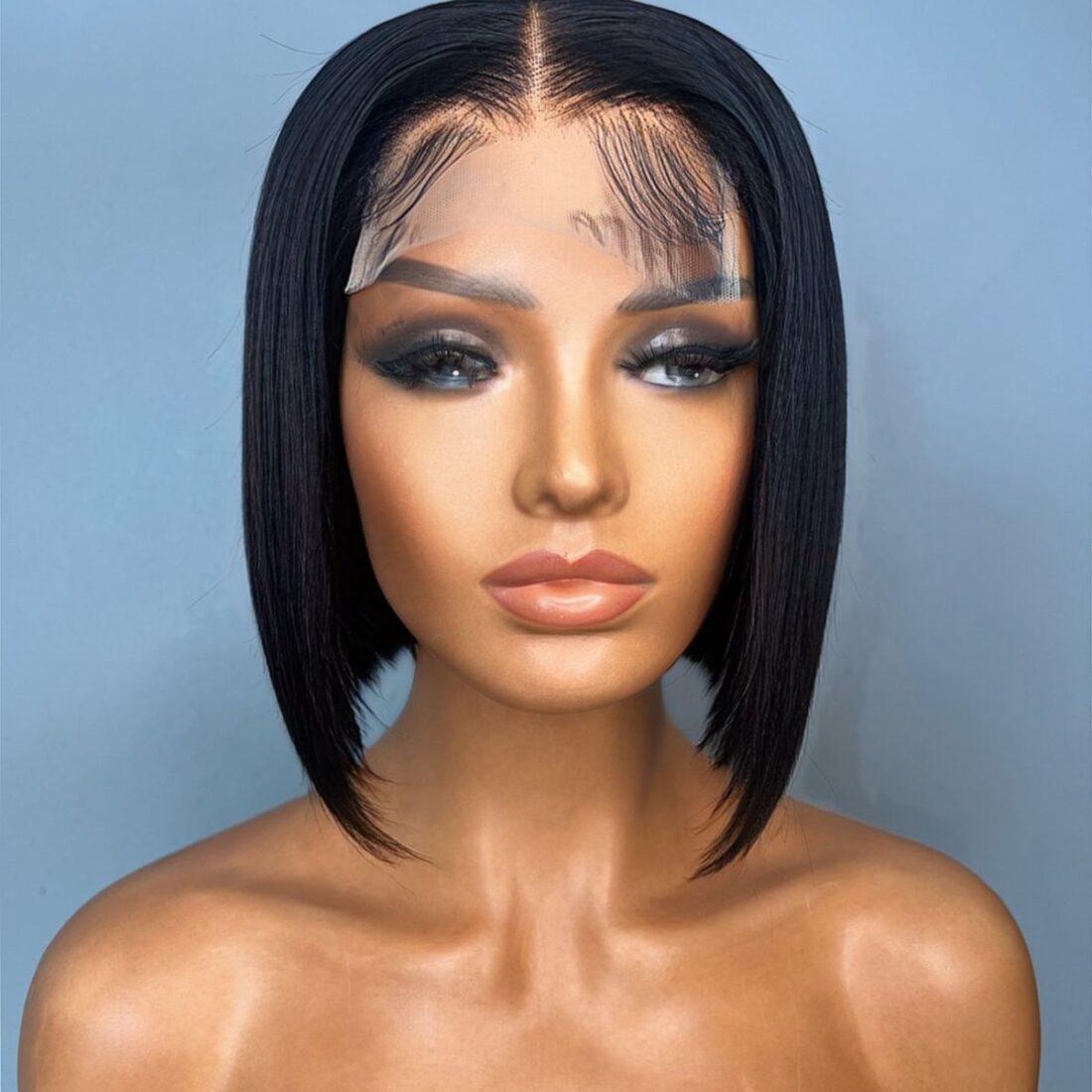 Straight 4×4 bob wig – Hair Junction SA
